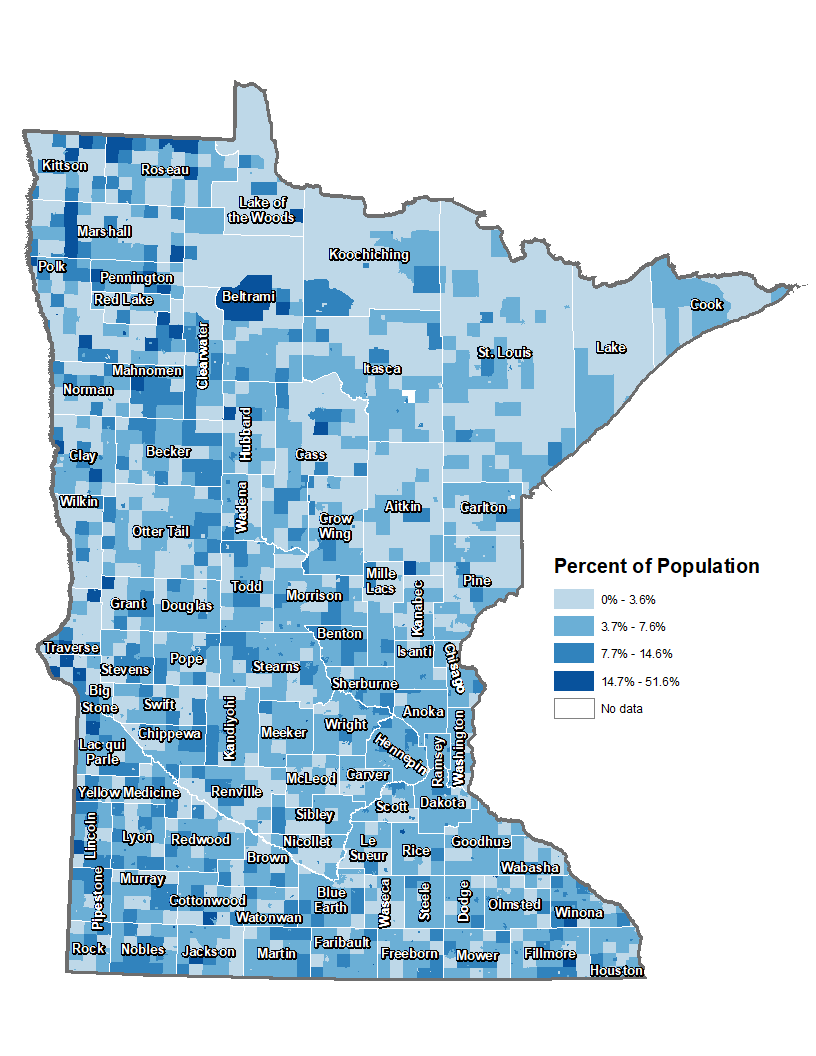 MN Public Health Data Access Portal - Heat-Related Illness maps - MN Data