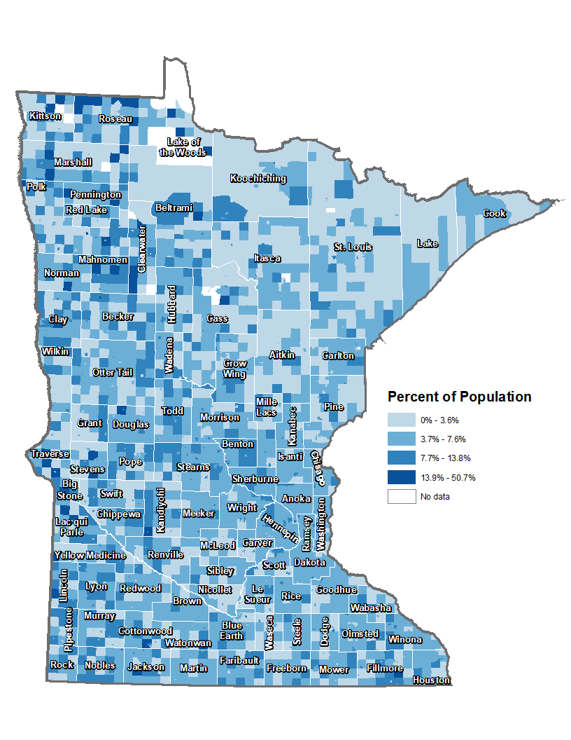 MN Public Health Data Access Portal - Heat-Related Illness maps - MN Data